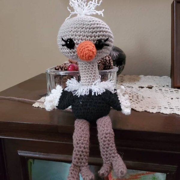 PATTERN: Olive the Ostrich - Crochet Ostrich Pattern - Amigurumi ...