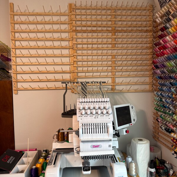 180 Spool Thread Rack 2 Inch Spacing-thread Organization, Thread ...