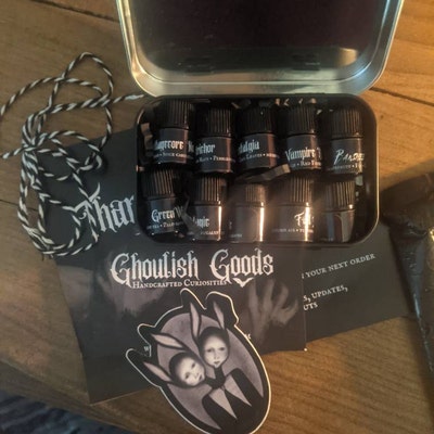 VAMPIRE BLOOD Goth Perfume Oil Alternative Unique Fragrance Mahogany ...