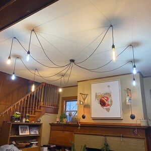 Multi-light Flush Fixture Ceiling Pendant Light Triple Light | Etsy