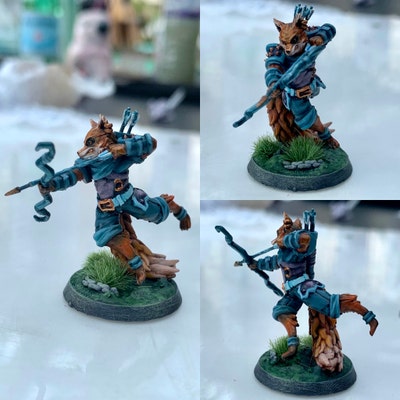 Kitsune Ranger Tabaxi / Character Perfect for Dungeons and Dragons ...