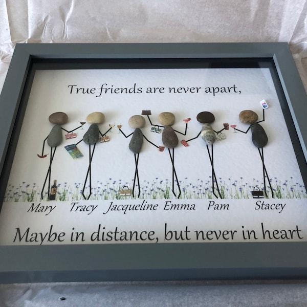 Best Friends Pebble Art - Besties Forever - Friend Gift - Bffs ...