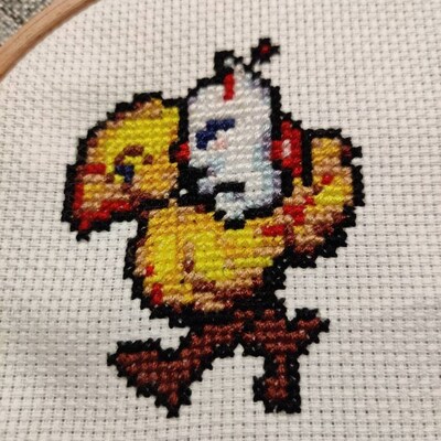 The Legend of Zelda Majoras Mask, Deku Link Cross Stitch Pattern - Etsy