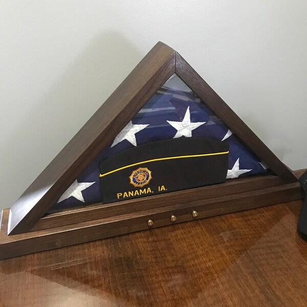 5 X 9.5 Memorial Flag Display Case W/ Embedded Shell Casings - Etsy