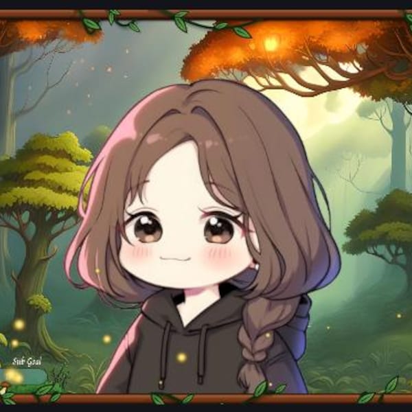 Pngtuber - Otter | Kawaii | Baby | Chibi | Ready for Twitch | Vtuber ...