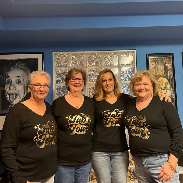 Fab Four Svg, Besties Svg, BFF Svg, Bridal Party Svg, Bridesmaid Svg ...