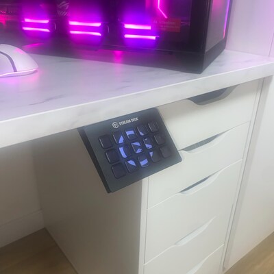 Streamdeck Plus Underdesk Mount Slide Out - Etsy