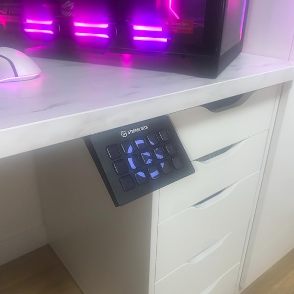 Streamdeck MK.1 Under Desk Under Monitor Mount Static - Etsy