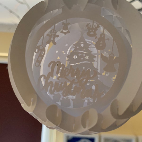 3D Birthday Popup Sphere Papercraft Template, Papercut SVG, Png Pdf ...