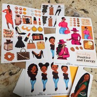 Black Girl Magic Planner Sticker Sheets Black Women African - Etsy