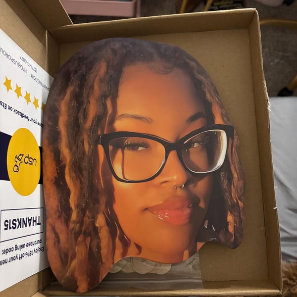 Custom Heads on a Garland Face on Banner Custom Birthday Wall Hang ...