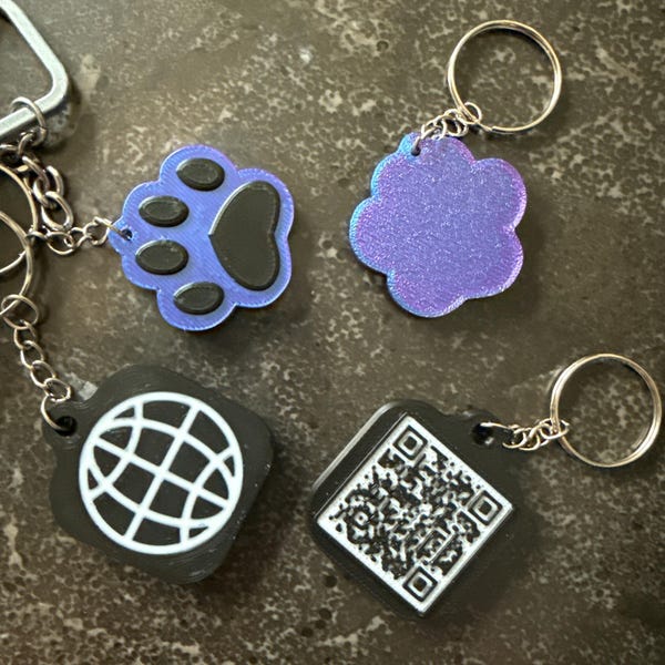 Mechanical Keyboard Keycap Clicker Cube – 3D Printed Fidget | Keychain ...