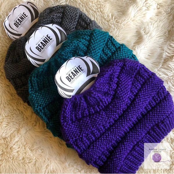 PRINTABLE Messy Bun Template - Downloadable PDF - Bun Beanie Display ...