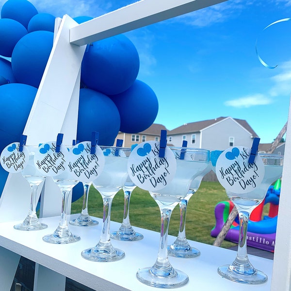 Customizable Edible Cocktail Drink Topper, Edible Wedding Cocktail ...