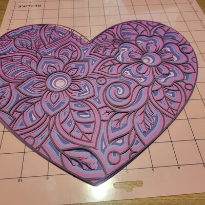 Teacher SVG School Teacher Appreciation 3D Zentangle Multi Layer Panel ...