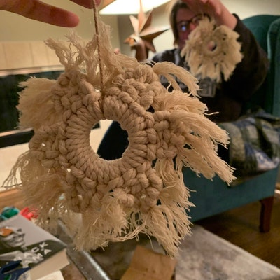 Natural Macrame Star DIY Craft Kit for Crafters Beginner - Etsy