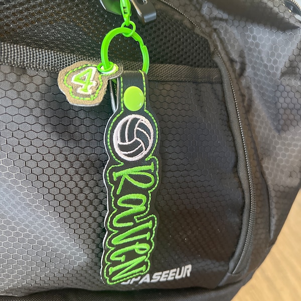 Custom Volleyball Keychain, Volleyball Team Gifts, Personalized ...