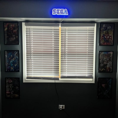 SEGA Sign for Gaming Room Decor Sega CD, Sega Genesis, Sega Saturn and ...