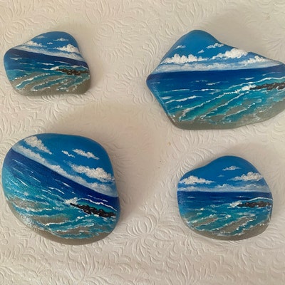 Positive Affirmation Rocks, Be Positivity Rocks, Painted Affirmation ...