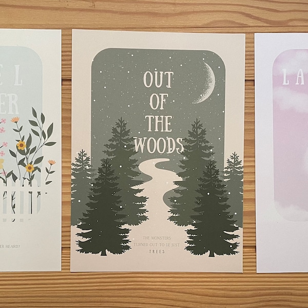 Set of 3 | Taylor Inspired Prints, Posters, Gallery Wall, Multi-set ...