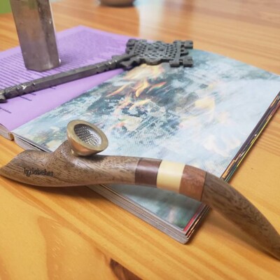African Queen Smoking Pipe Wooden Pipe Can Be Personalized Unique Pipe ...