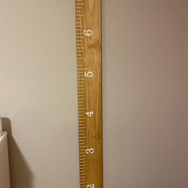 Unfinished, DIY Growth Chart, Kids Growth Chart, Measuring Stick ...
