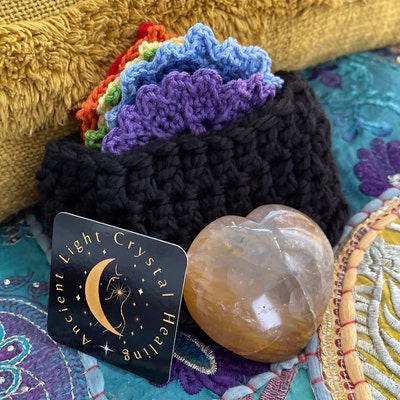 Chakra Meditation Set, Cotton Chakra Set, 7 Piece Chakra Set, Chakra ...