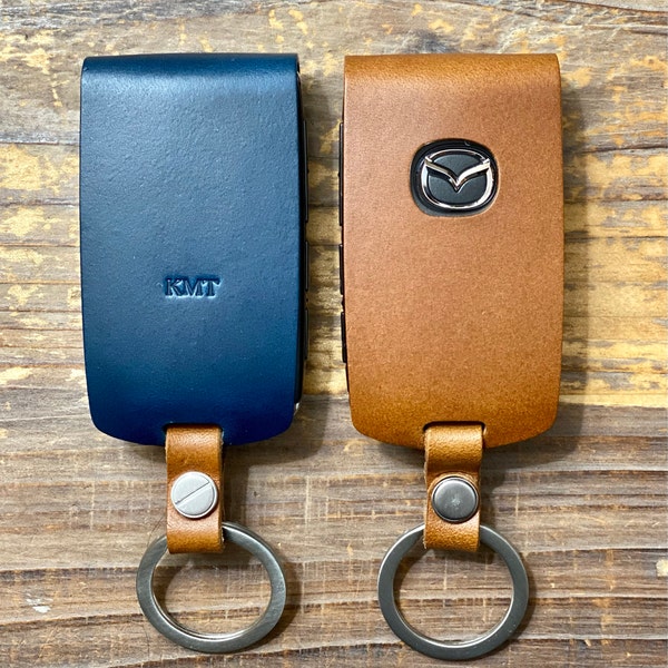 Mazda Series Leather Key Fob Cover Mazda 3, CX-30, CX-5, Mazda 6 - Key ...