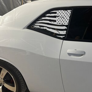 Third Window USA American Flags Decals Fits Dodge Challenger Sxt Rt Gt ...