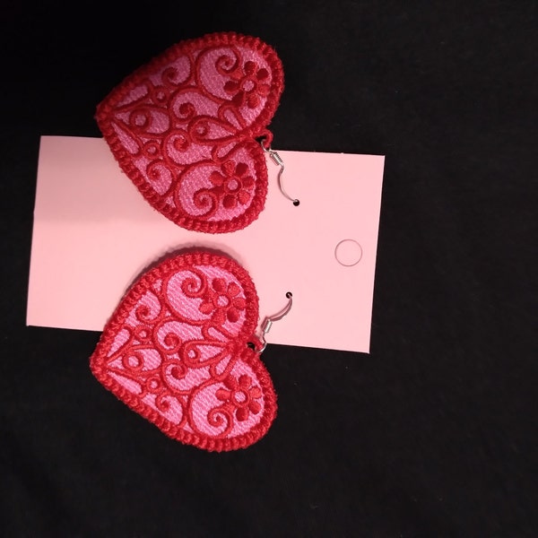 FSL Valentine Heart - Machine Embroidery Design, Freestanding Lace ...