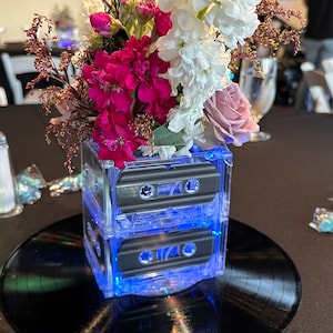 CD Case Centerpiece, CD Centerpiece, Lamp or Nightlight. 80's/90's or ...