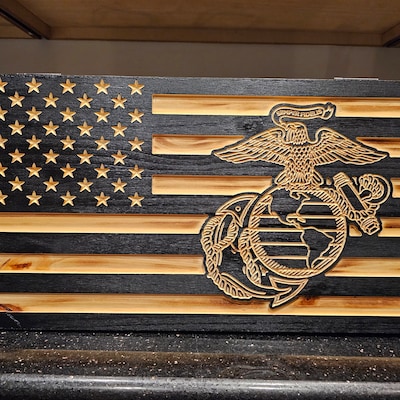 FAFO Flag Engraved Flags Patriotic Sign Custom Wood Flag Personalized ...