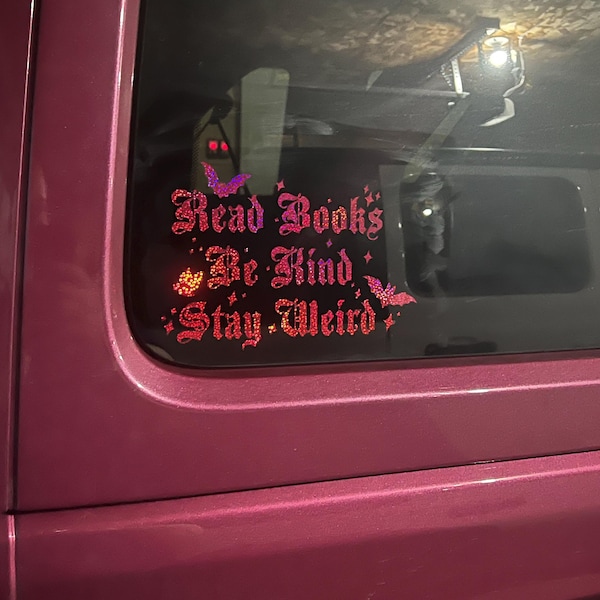 Gypsy Gothic Decal Blackletter Car Sticker Bumper Sticker Witchy Decals ...