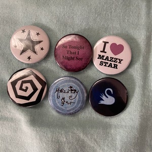 Duster Inspired Pin Set 1 Pinback Buttons Comes With Freebies Please ...