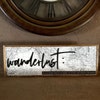 Wanderlust Sign, Travel Wall Art, Travel Themed Decor, Map Sign, Gift ...