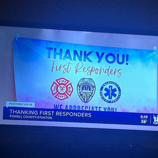 First Responders Appreciation Banner, National First Responders Day ...