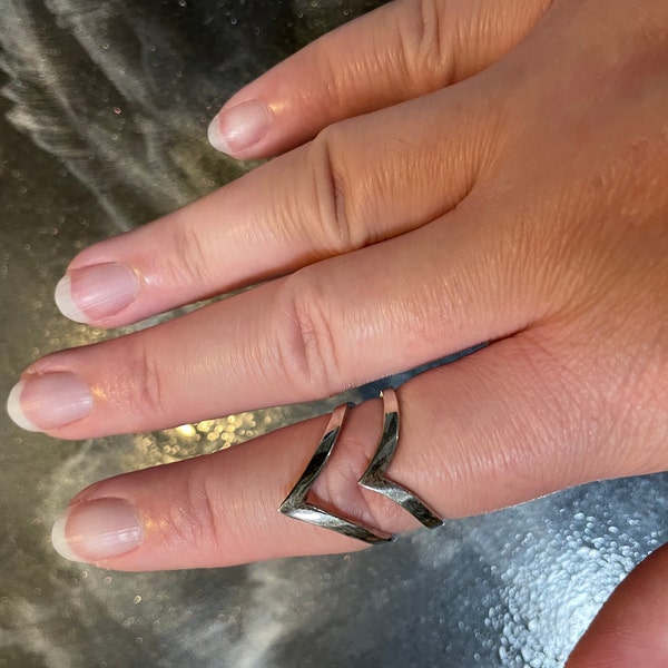 Sterling Silver Arthritis Finger Splint Ring,mallet Finger Splint ...