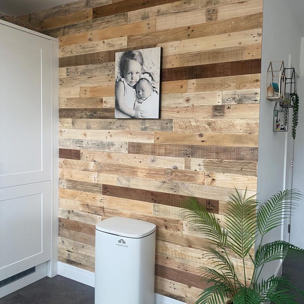 Special Unique Rustic Wood Wall Cladding Panels Boards Feature Wall ...