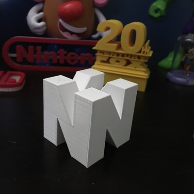 N64/nintendo 64 Cube Video Game Logo Sign man Cave, Game Room, Shelf ...