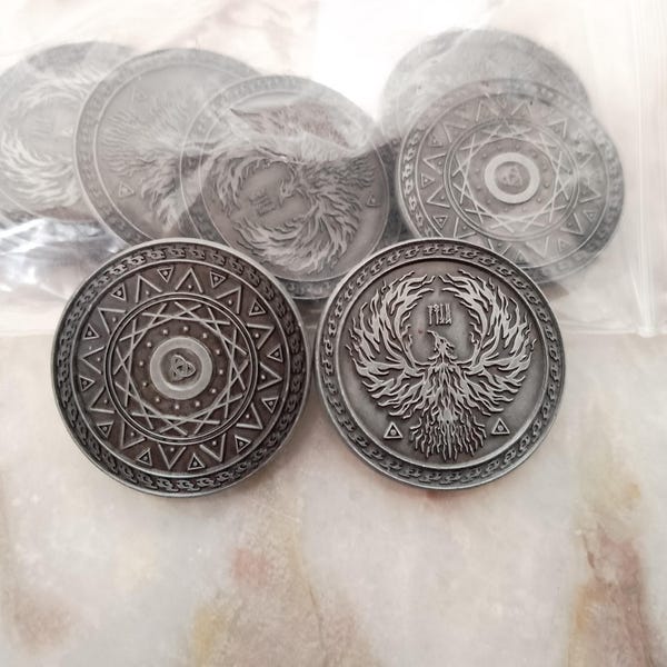Fantasy Coins - Dwarven Silver - Etsy