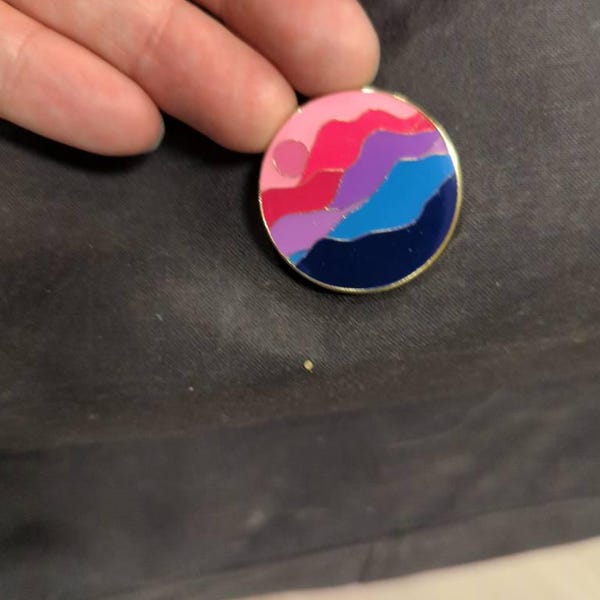 Subtle Bisexual Flag Enamel Pin Enamel Cute Pin Set Pins Laple Pin Hard Enamel Pin Gift for Her ...