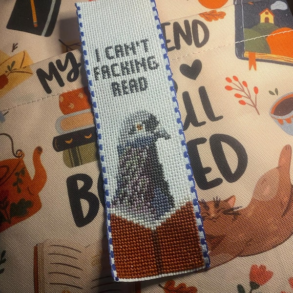 Snarky Pigeon Cross Stitch Bookmark Pattern PDF Bird Embroidery Funny ...