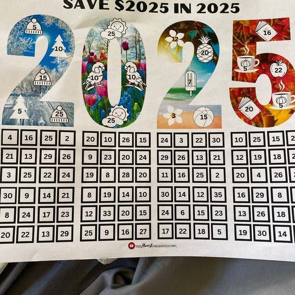 Save 2025 in 2025 AND Save 225 in 2025 Savings Challenges | Two ...