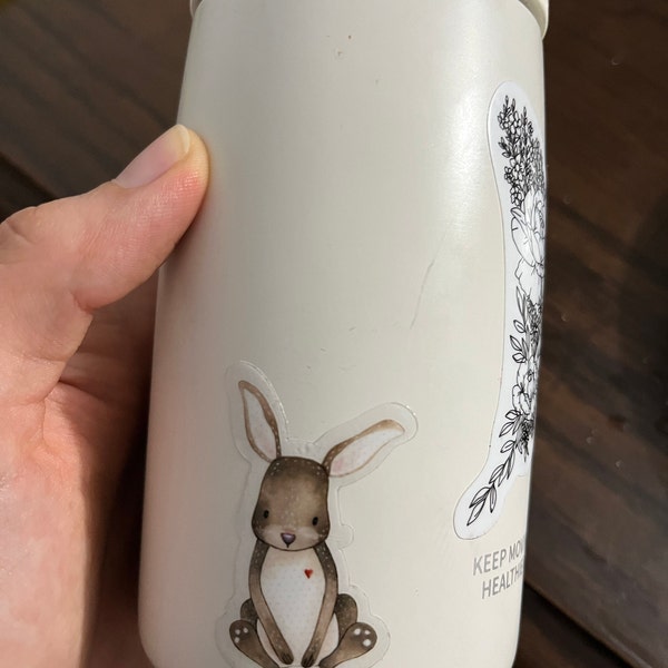 Bunny Sticker, Year of the Rabbit Sticker, Lunar New Year, Kawaii ...