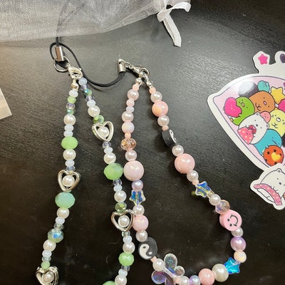 The Green of Hearts Phone Charm Green Phone Charm Phone Accessory Fairy ...