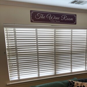 Wine Room Sign, Gift for Wino, Wine Bar Location Decor, Custom Home Bar ...