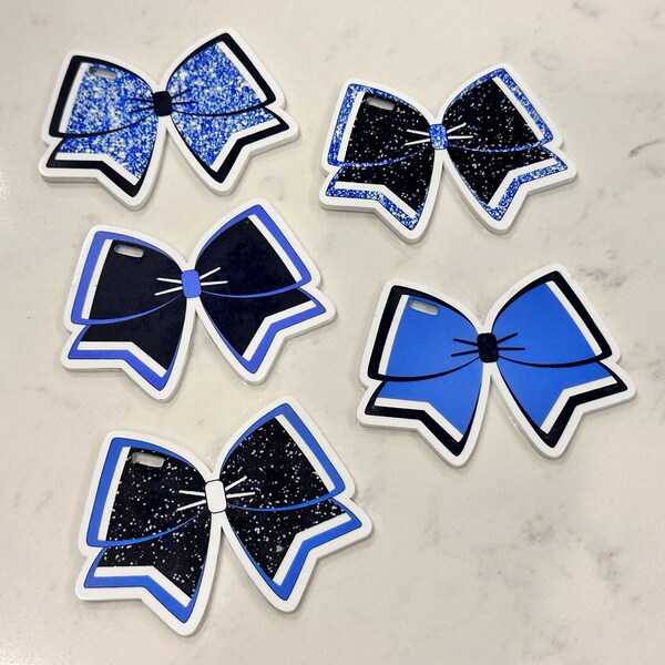 Glitter and Glam Custom Cheer Digital Clip Art - Navy and Light Blue ...