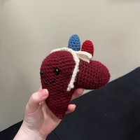 Crochet Anatomical Stomach- PDF PATTERN | Crochet Anatomy, Body Parts ...