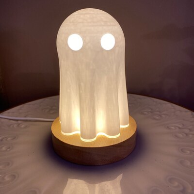 The Original Cutest Sheet Ghost Lamp LED Light Free Shipping Ghost Art ...