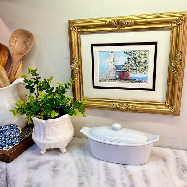 Rose Covered Cottage: Nantucket Watercolor Print or Original, Sconset ...